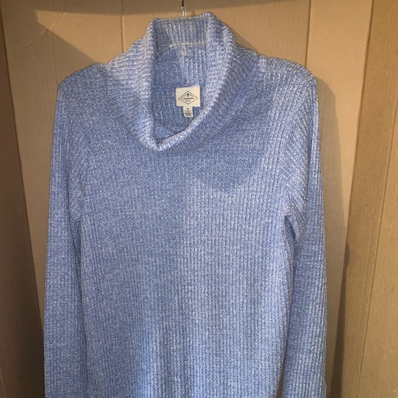 St. John's Bay | Sweaters | St Johns Bay Cowl Neck Sweater Baby Blue ...